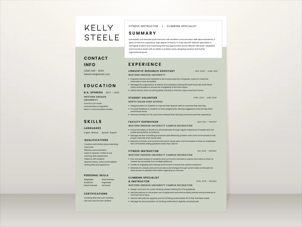 A polished resume customized to your field and industry | Upwork
