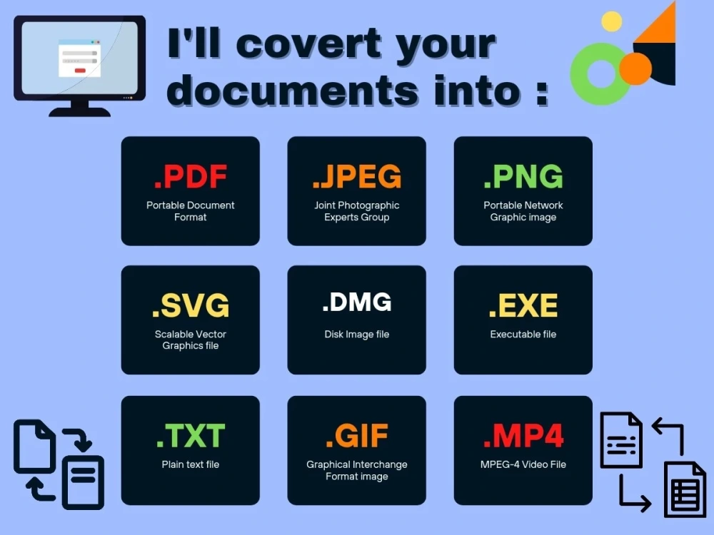 PDF File conversion to Word,Excel,or in Google Sheet and Fillable form | Upwork