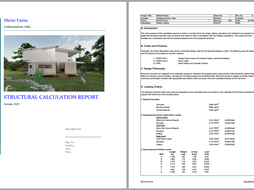 Structural Analysis and Design, Working Drawings and Calculations | Upwork