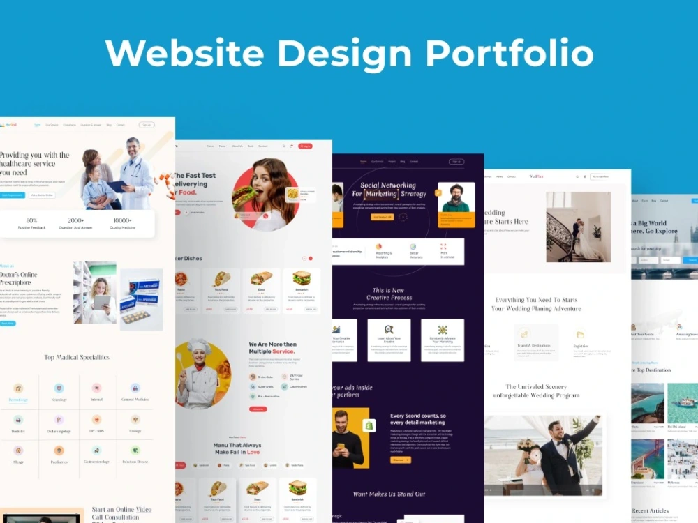 Design creative and modern responsive website design | Upwork
