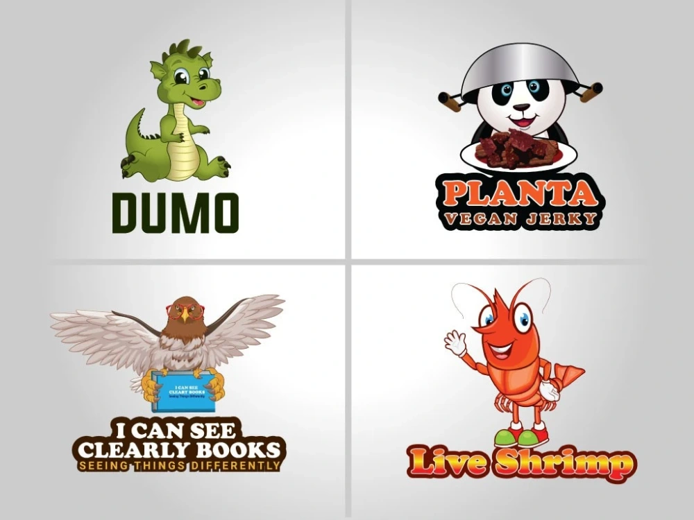 A professional cartoon, mascot logo design for your business | Upwork