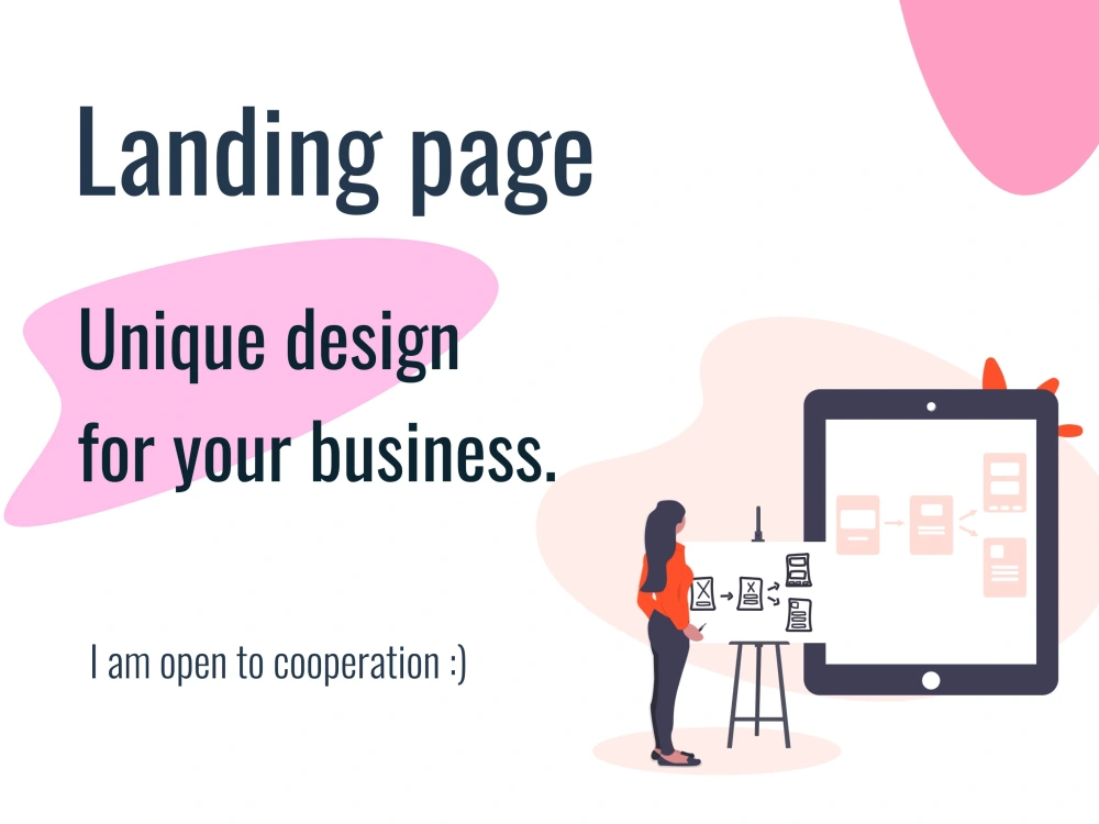 Unique and modern LANDING PAGE design for your business | Upwork