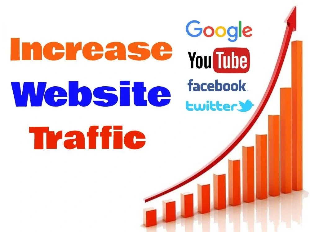 Real web visitors through organic search traffic for your website, blog ...