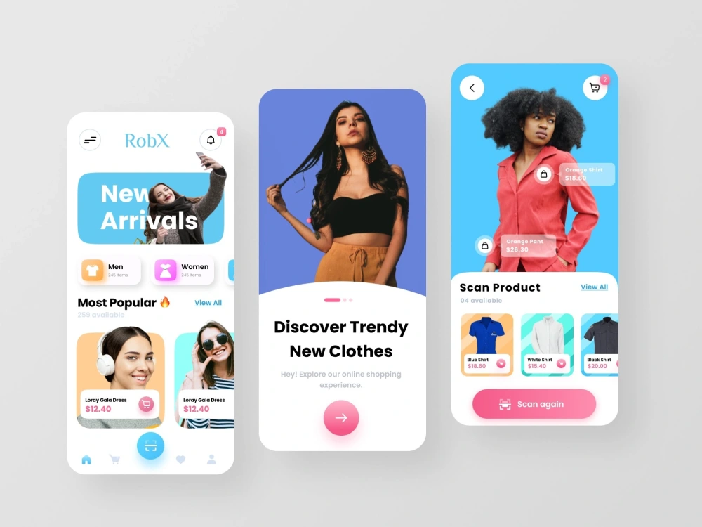 A responsive Web/App UI Design | Upwork