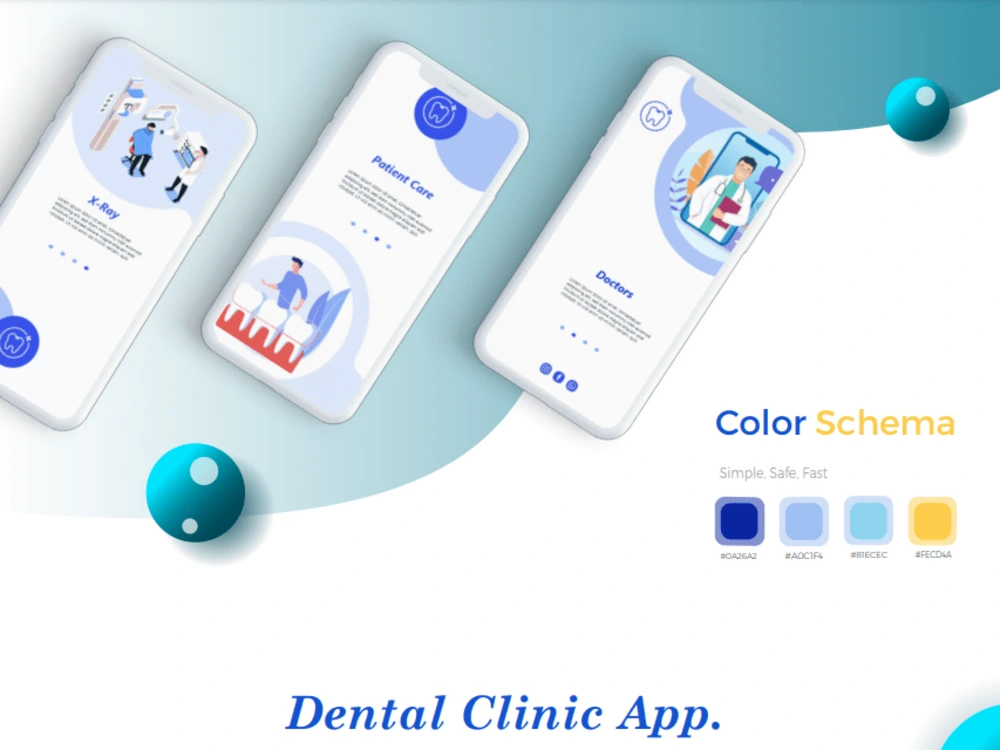 Dental clinic mobile app uiux design | Upwork