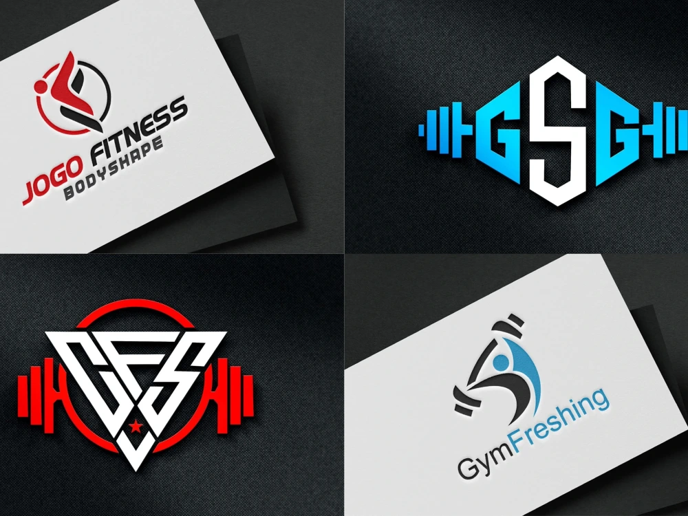 Unique health, fitness, gym, sports logo design for your brand | Upwork