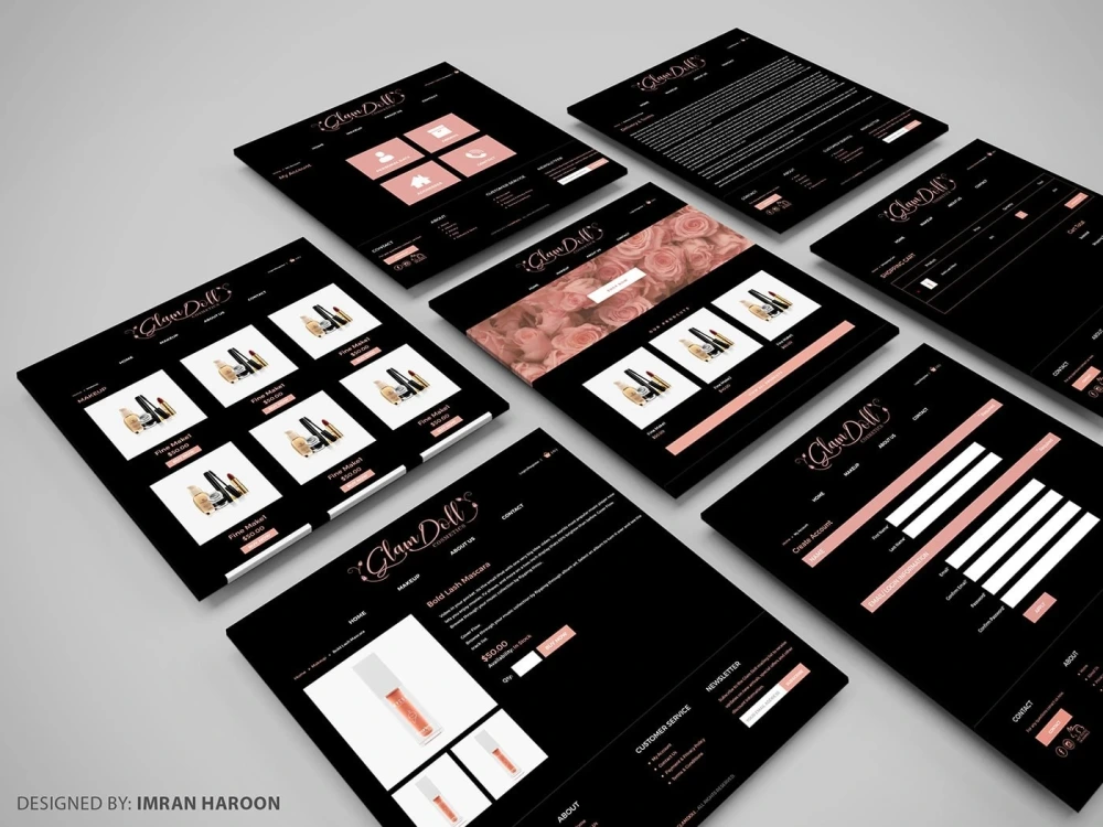 A Unique Modern Professional Responsive Website UI/UX design | Upwork