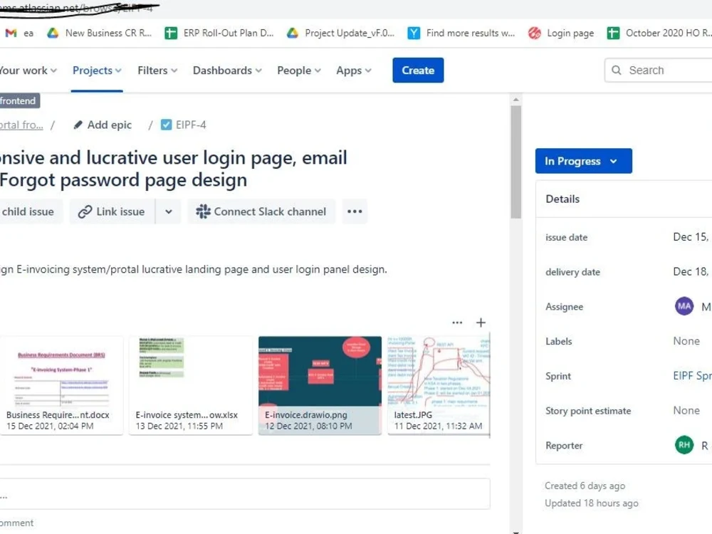 Project Sprint, task and team management (JIRA,Slack,Trello). | Upwork
