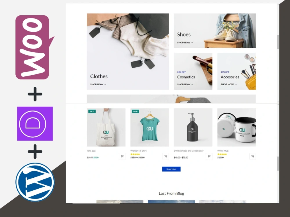 Responsive WordPress WooeCommerce Store Using Divi Theme | Upwork
