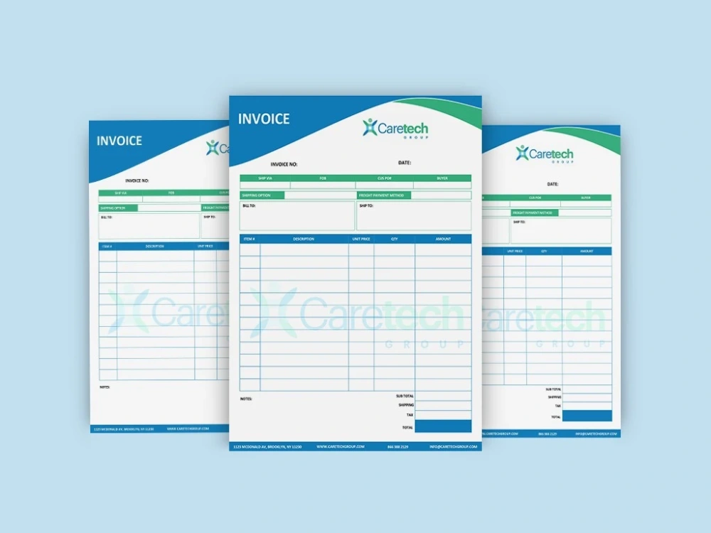 An attractive Invoice template in MS office word or excel | Upwork