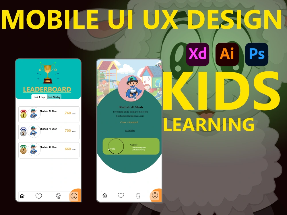 A modern mobile App UI UX Design | Upwork