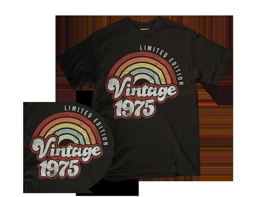 A custom scalable retro vintage t-shirt design for print on demand ...