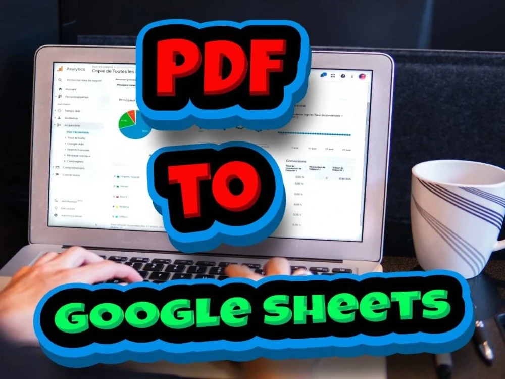 60 pages of PDF to Google Sheets conversion | Upwork