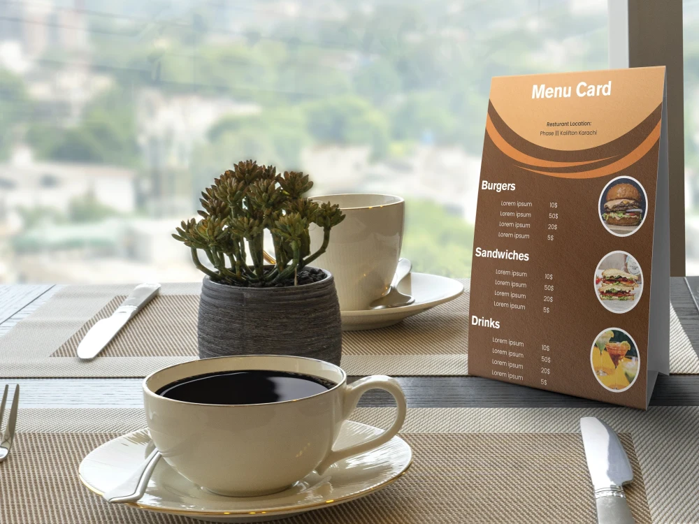 A menu card designed for you restaurants, bars and pubs | Upwork