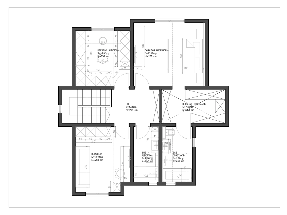 A fantastic floor plan with furniture layout with variations! | Upwork