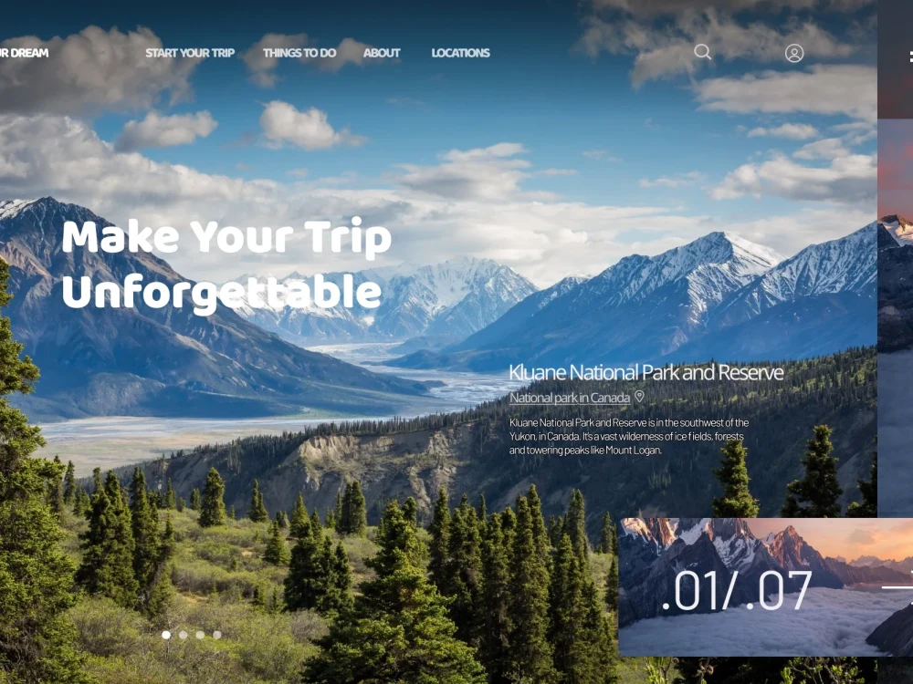 An amazing web design with unique fonts and modern colors combinations ...