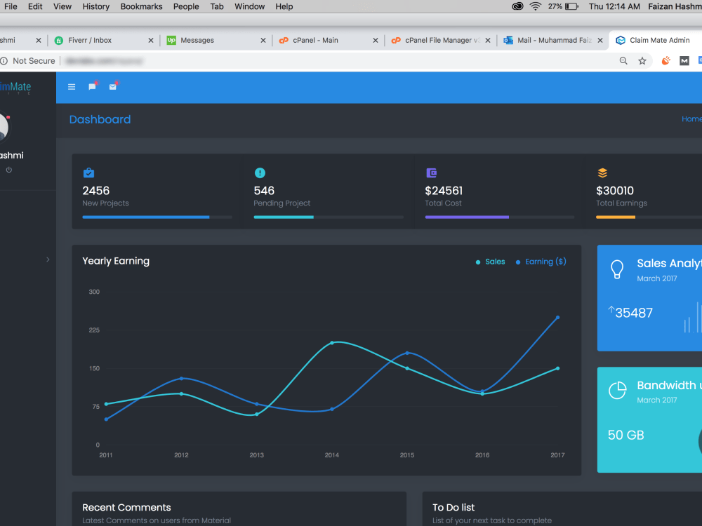Custom CRM, Web Application with Admin Dashboard or SaaS Product | Upwork
