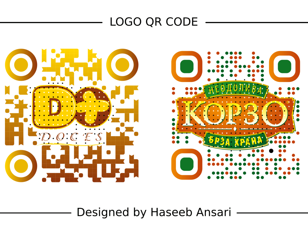 Custome QR Code with your logo | Upwork