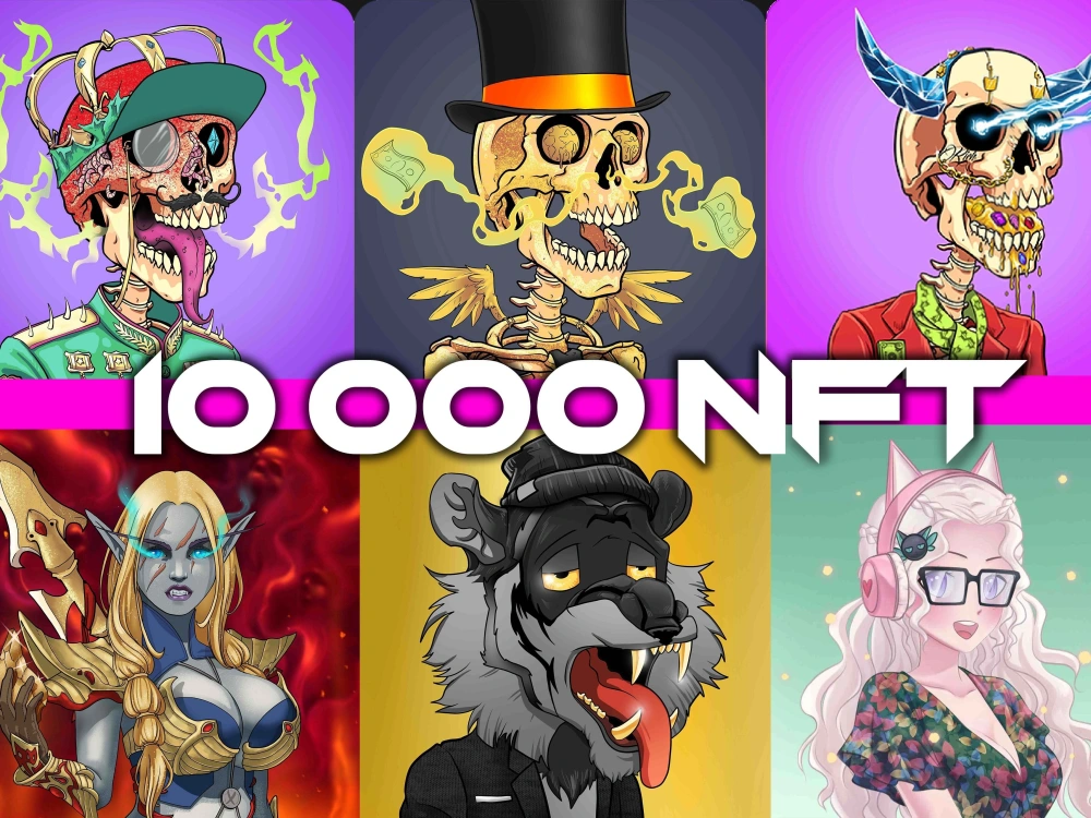 An Original, Hand-Drawn 100, 1K, 10K NFT collection | Upwork