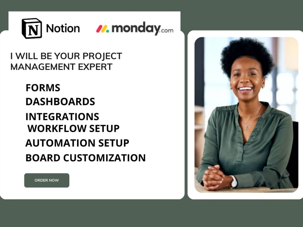 Notion template, notion workspace, notion consultant, monday crm, make.com | Upwork