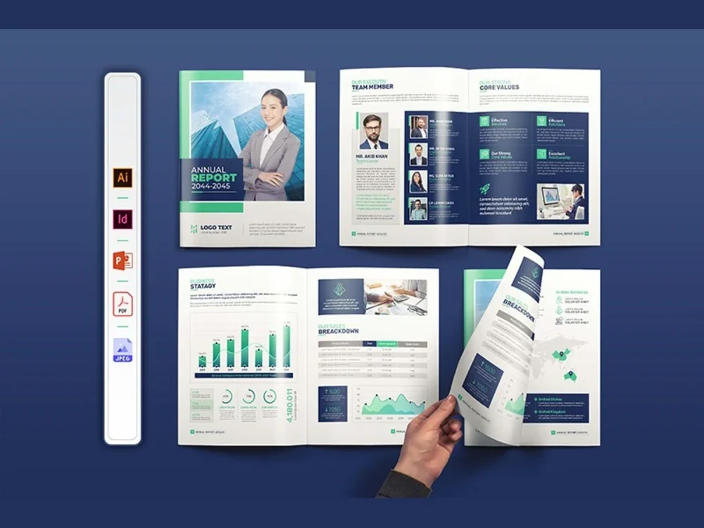 Smart brochure design, annual report, booklet, company profile. | Upwork