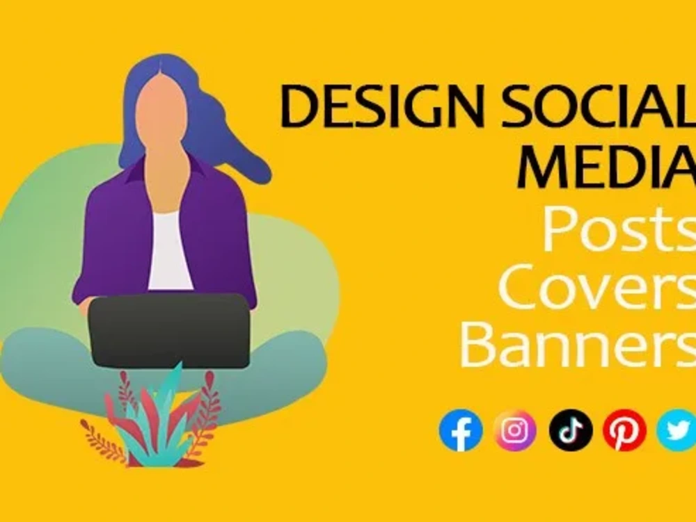 Social media posts, banners, covers. | Upwork