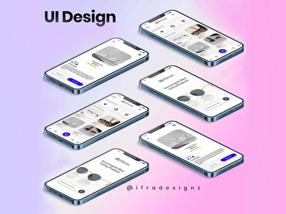 A fantastic unique professional UI design of mobile app for your ...