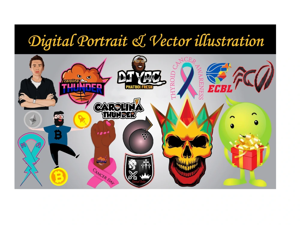 A unique vector illustration or digital art | Upwork