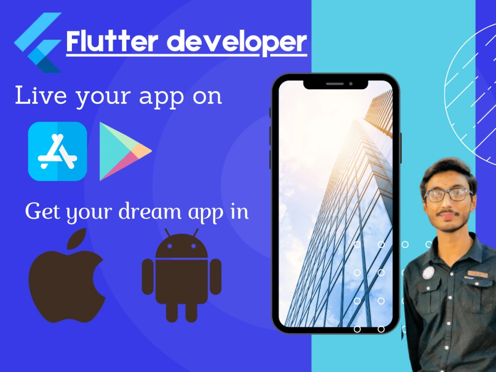 Beautiful iOS and android app using flutter | Upwork