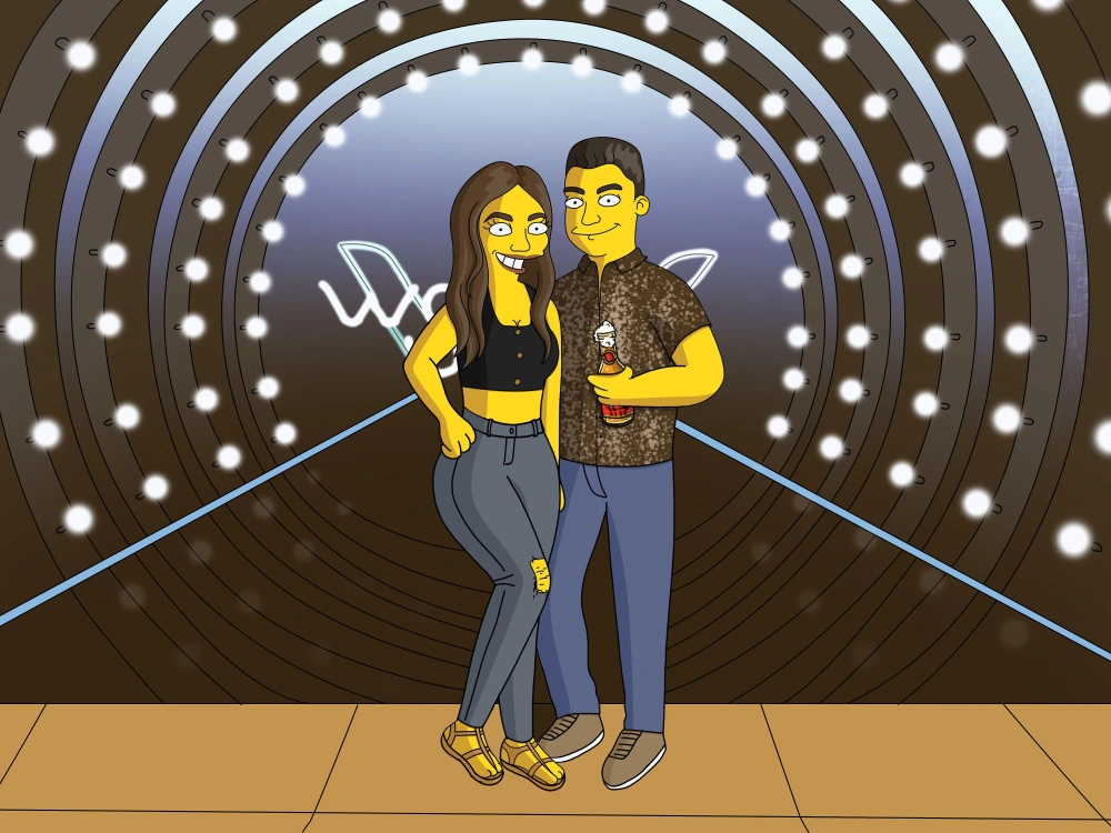Caricature of you in Simpson style | Upwork