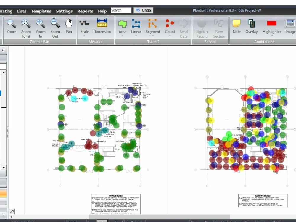 Electrical ( Lighting & Power) takeoff, quantity takeoff & cost ...