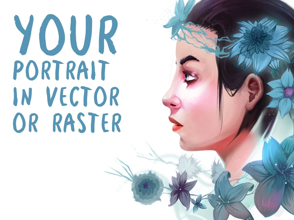 Vector or raster portrait | Upwork
