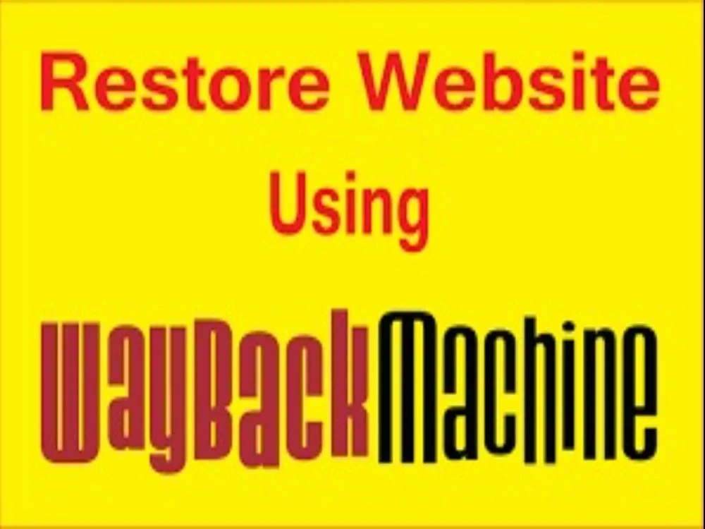 Website restored and recovered from wayback archive into wordpress | Upwork