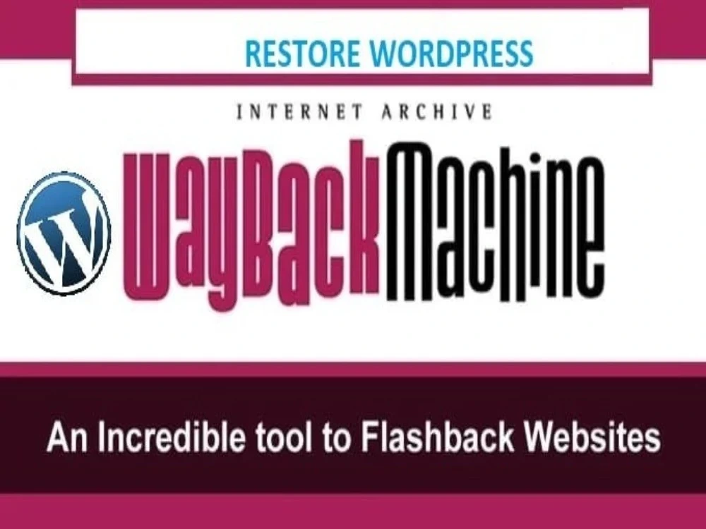 Website restored and recovered from wayback archive into wordpress | Upwork