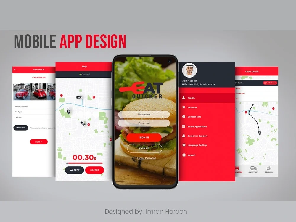 Custom Mobile App Design, UI/UX Design | Upwork
