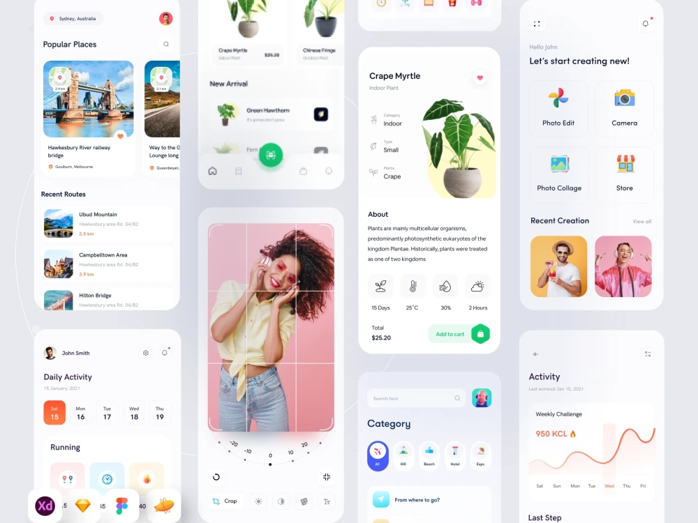 IOS & Android Mobile Application, Dashboard, iOT app with Awesome UI ...