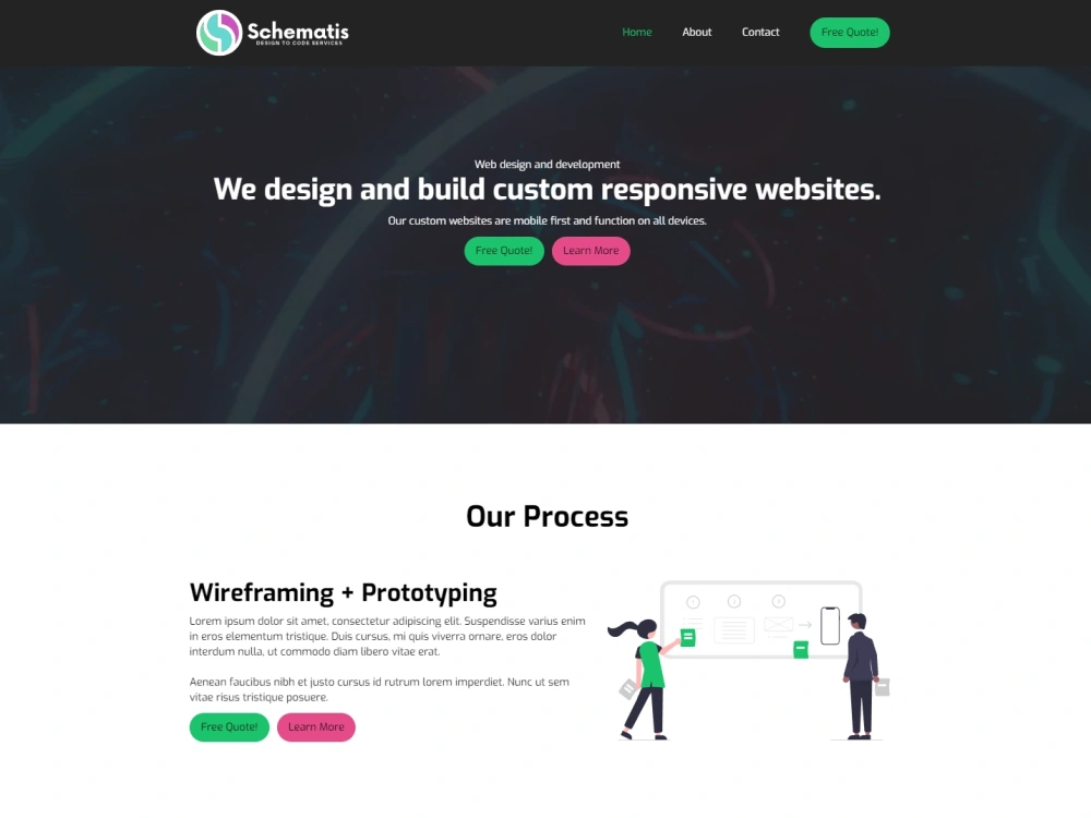 A beautiful responsive website | Upwork