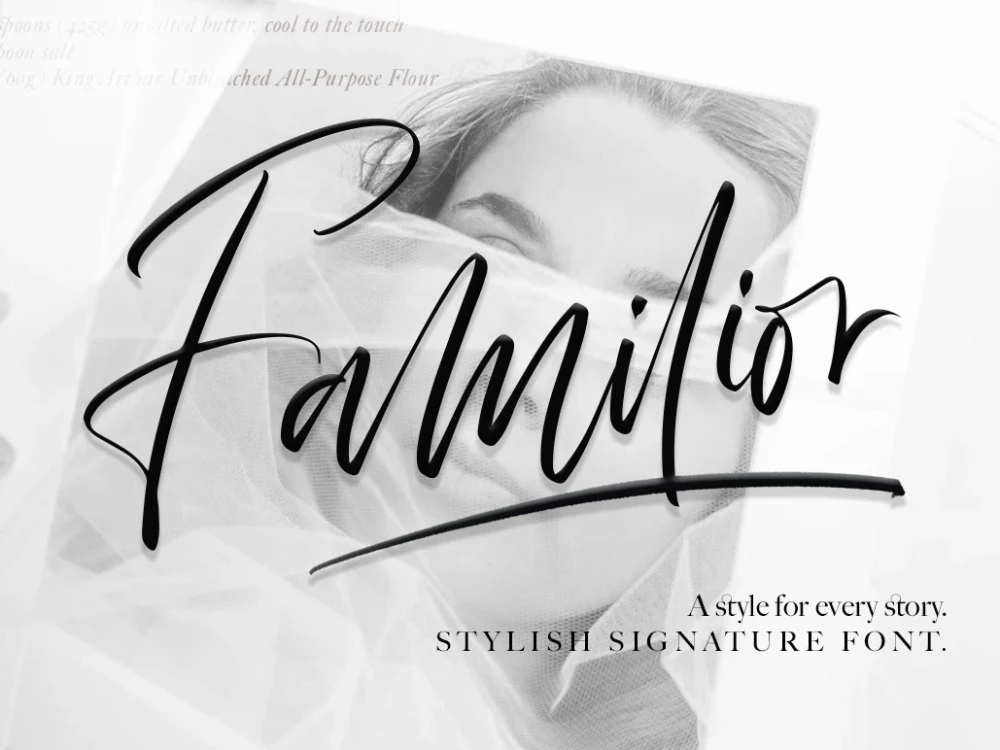 Custom script font based on sample styles | Upwork