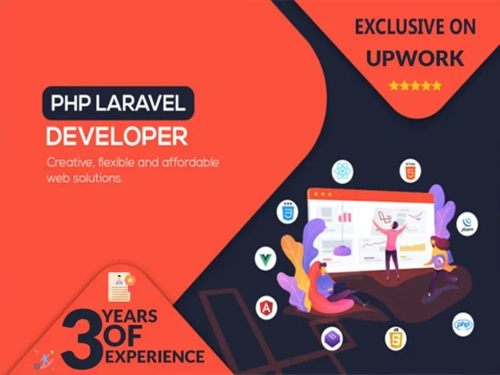 Modern & custom website in php laravel with responsive design | Upwork