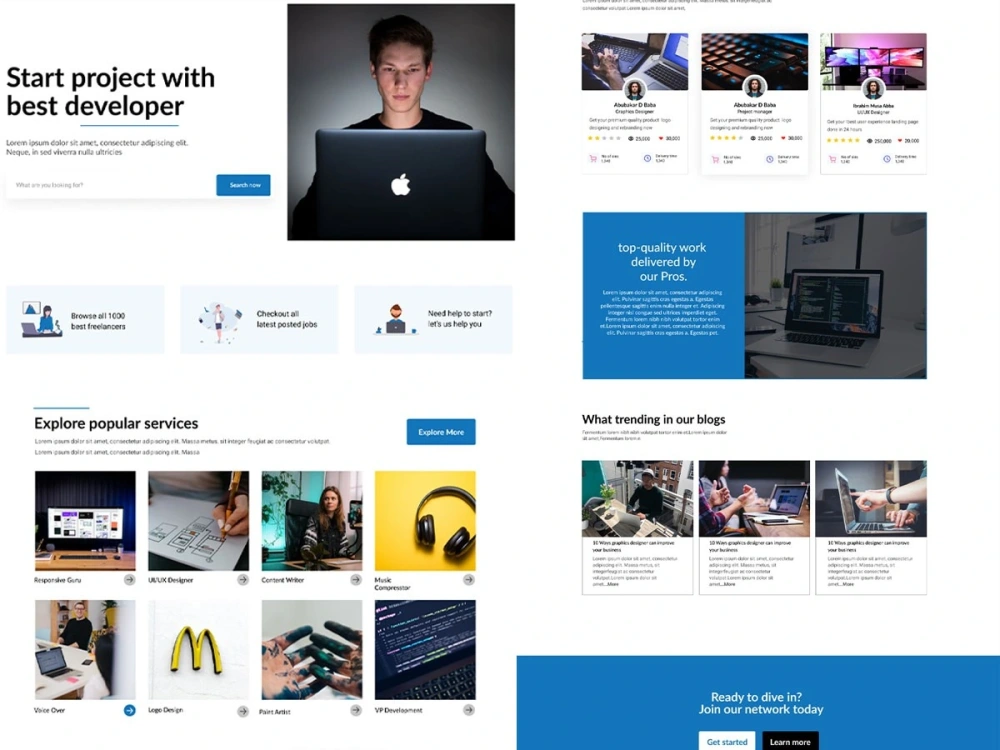 A fantastic user interface design for your projects | Upwork