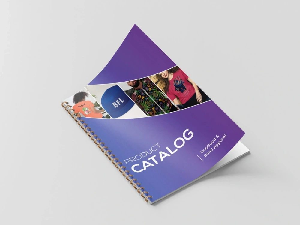 A product catalog, sell sheet, booklet or pricelist brochure design in ...