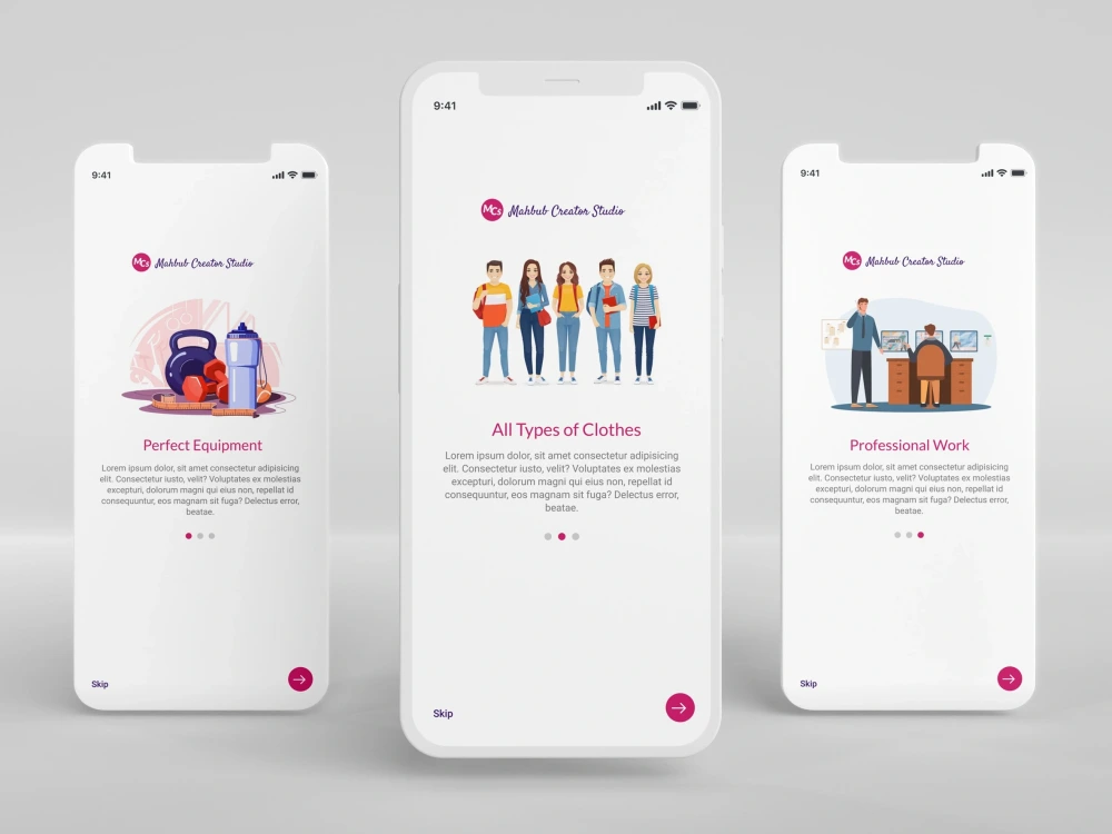 A design unique mobile app Ui Ux professional | Upwork