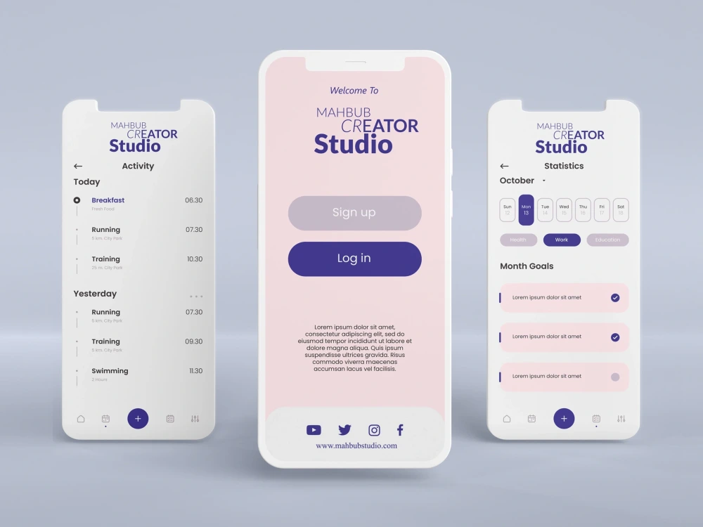 A design unique mobile app Ui Ux professional | Upwork
