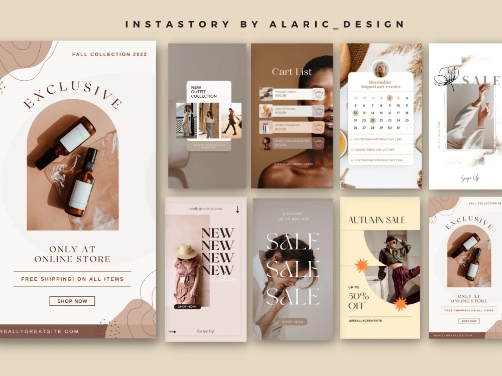 30 unique social media posts designs for the whole month | Upwork