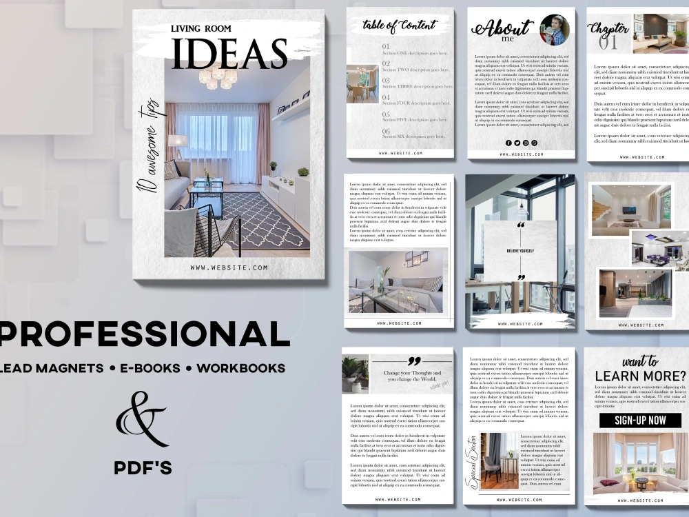 Eye catching lead magnet layout design | Upwork