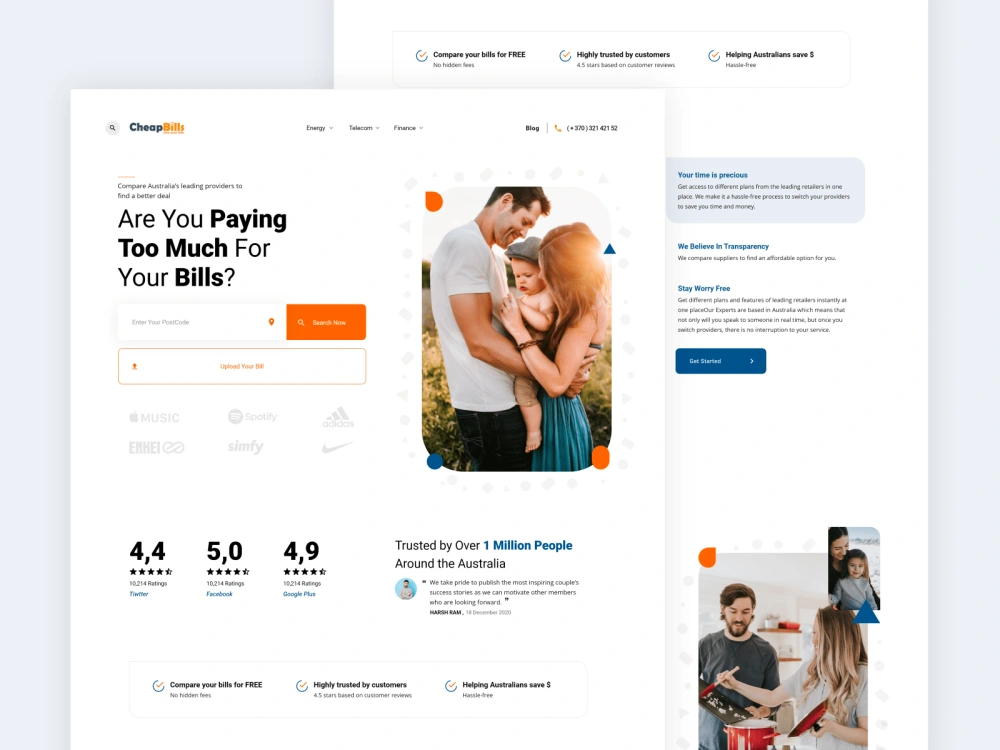 Beautiful, Minimalistic and Eye-Catching Website Design (Fully ...
