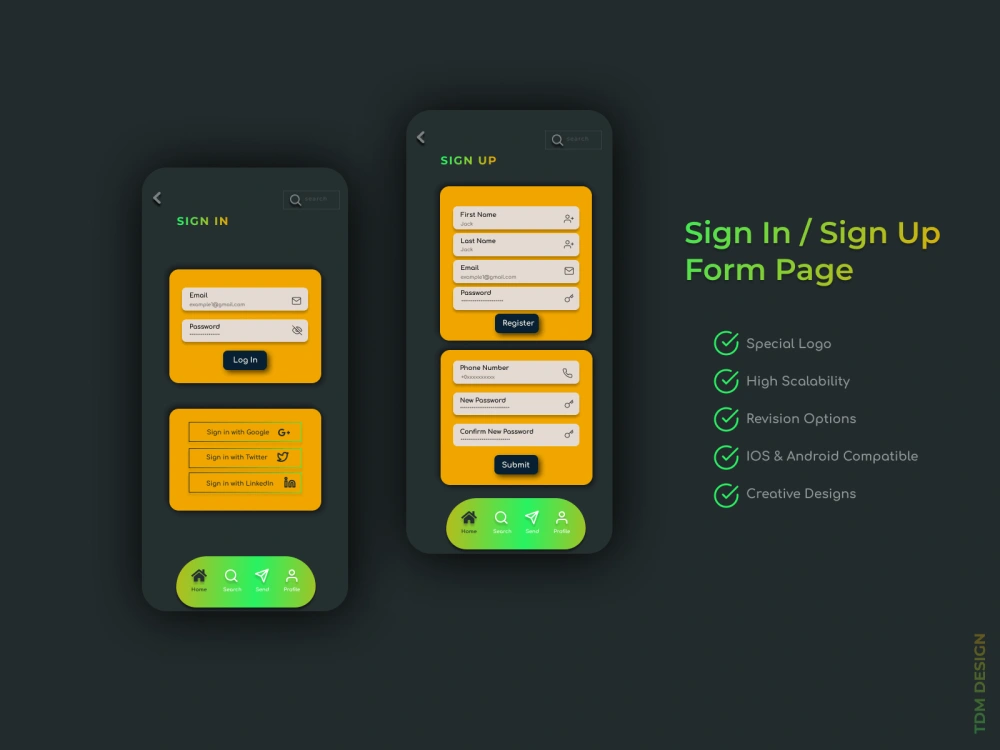 An Amazing Mobile UI/UX Design | Upwork