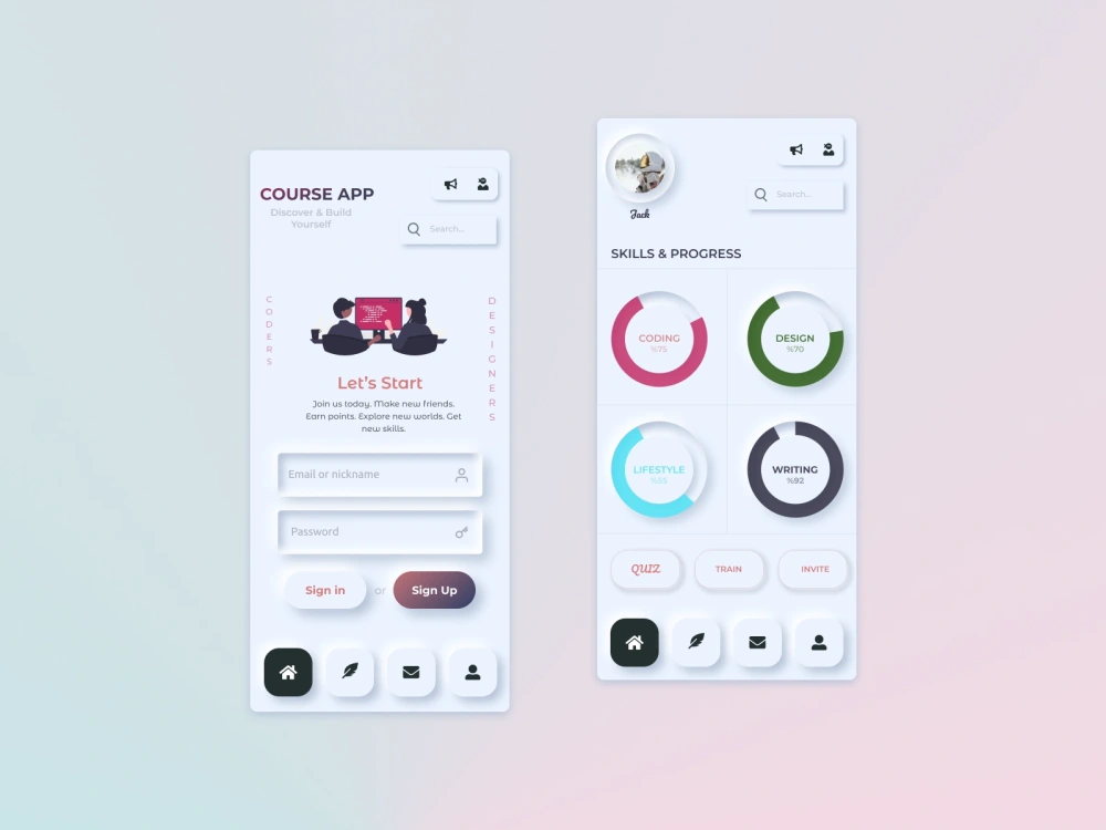 An Amazing Mobile UI/UX Design | Upwork