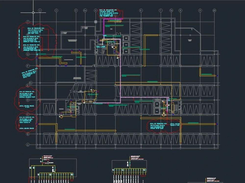 A technical autocad electrical diagram for your project | Upwork