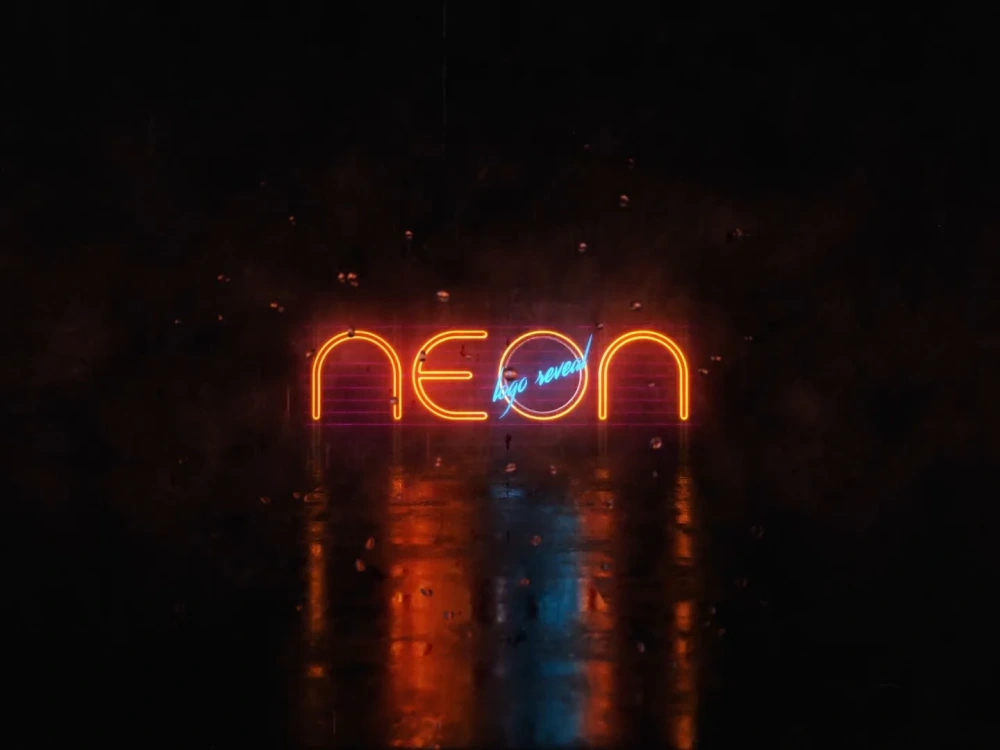 An amazing neon light logo animation intro video | Upwork